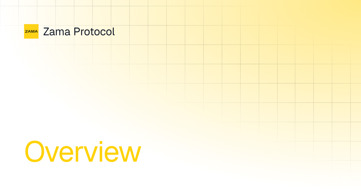 Overview | Protocol Apps | Zama Protocol